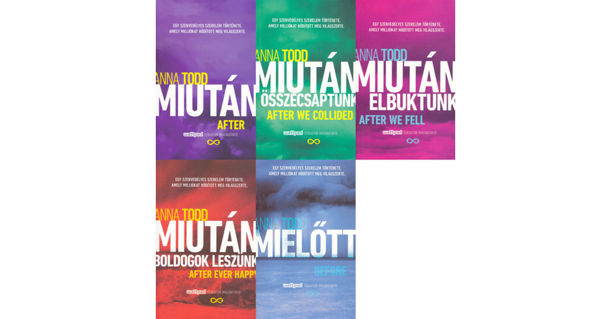 A Miután könyvsorozat sorrendben - Scifimarket.hu