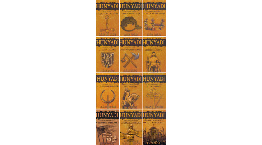 A teljes Hunyadi sorozat csomagban 1-12. [Bán Mór]